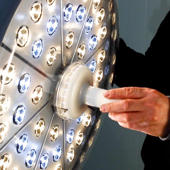 Medical LED Double Ceiling Mounted Operating Shadowless Lamp Surgical ...