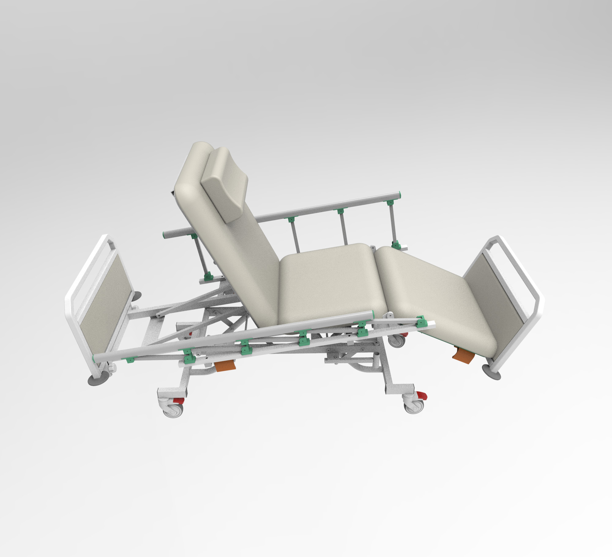 Manual pressure dialysis bed MEOC Heodialysis Bed