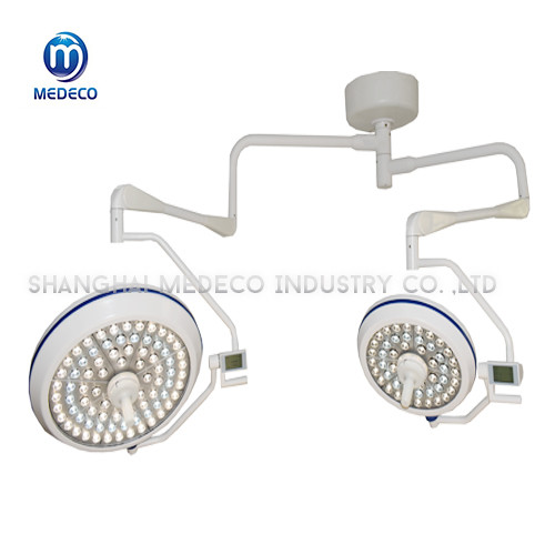 Double Dome 160000 Lux Ceiling LED OT Light Osram LED Bulb Shadowless Surgical Light